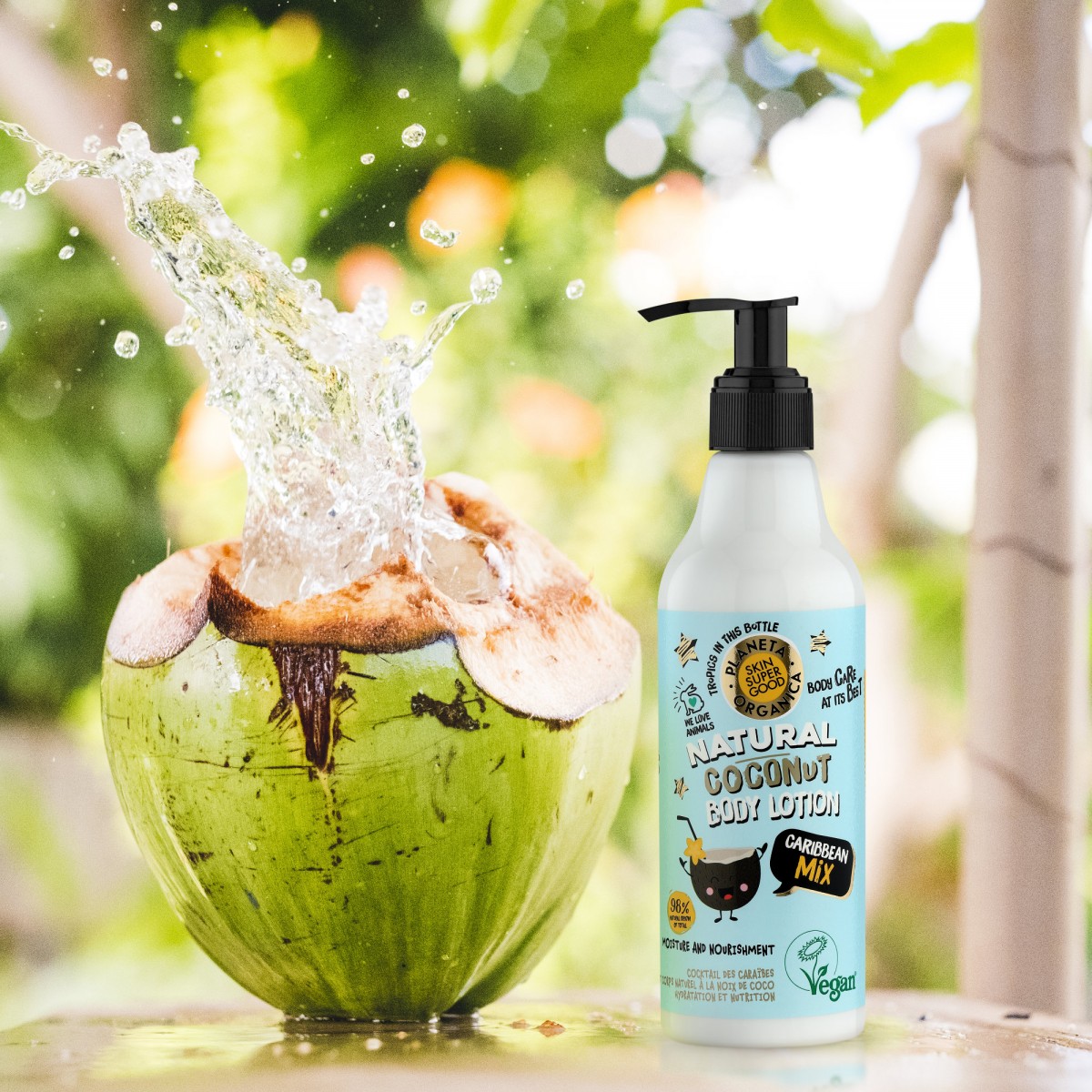 Lotion Corps Naturelle Coco "Caribbean Mix" - Skin Super Good